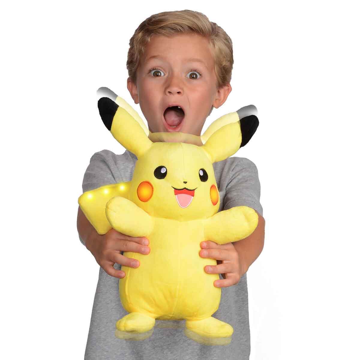 Sesli ve Işıklı Pokemon Pikachu Peluş 30 cm | Toyzz Shop
