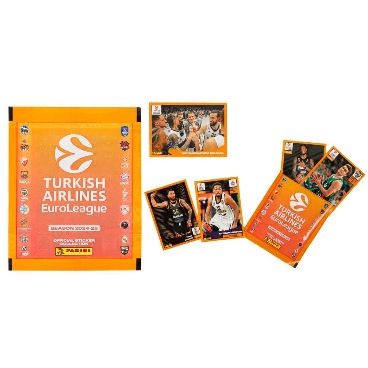 2024-25 Turkish Airlines Euroleague Çıkartma Paketi | Toyzz Shop