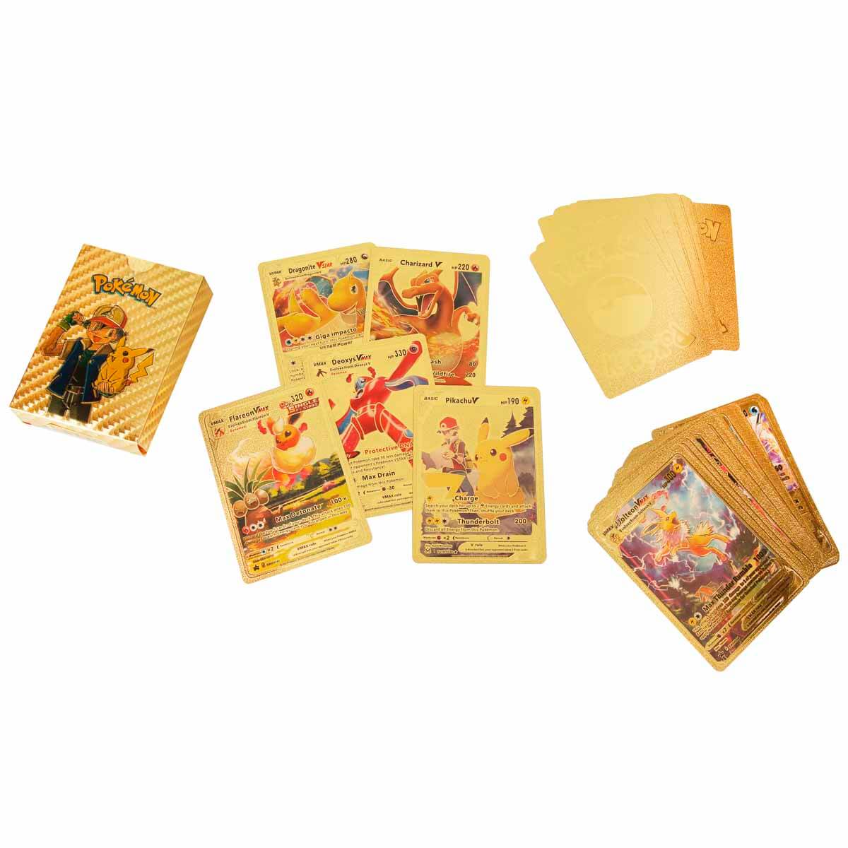 Pokemon Starter Cards 55'li Paket - Gold | Toyzz Shop