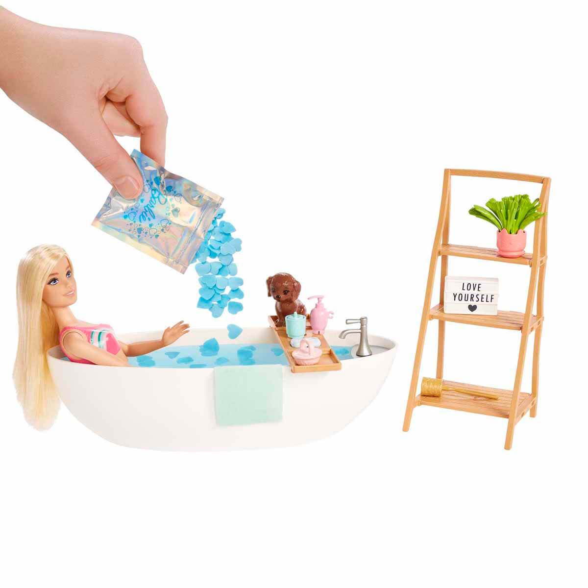 Barbie Wellness Barbie'nin Spa Günü Oyun Seti HKT92 | Toyzz Shop
