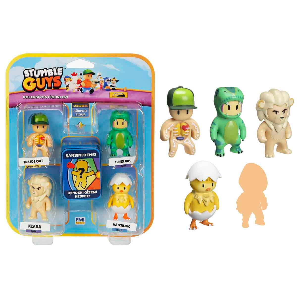 Stumble Guys 5’li Figür Seti PMI/SG2240 - Inside Out’Lu Set | Toyzz Shop