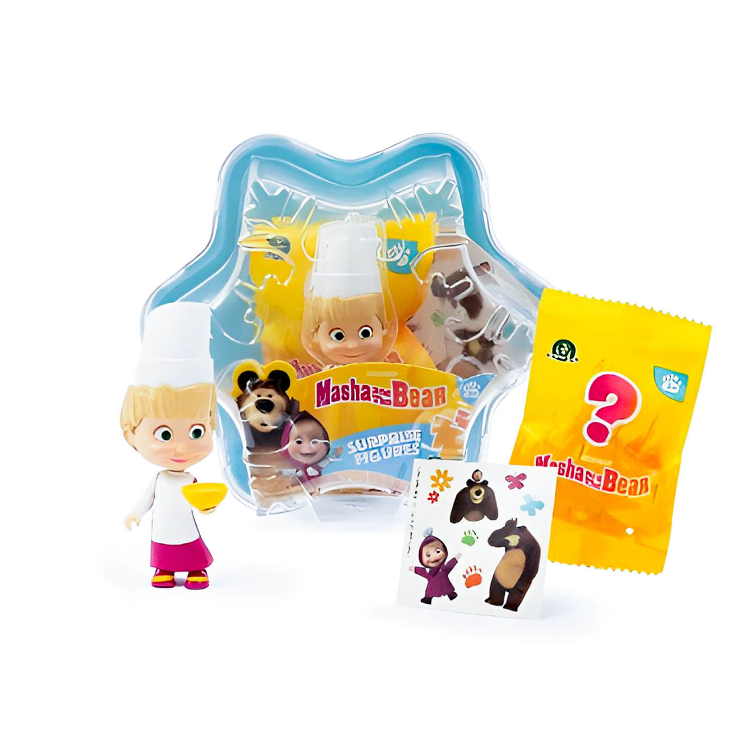 Masha ile Koca Ayı Figürlü Kartanesi Paketi MHA29000 | Toyzz Shop