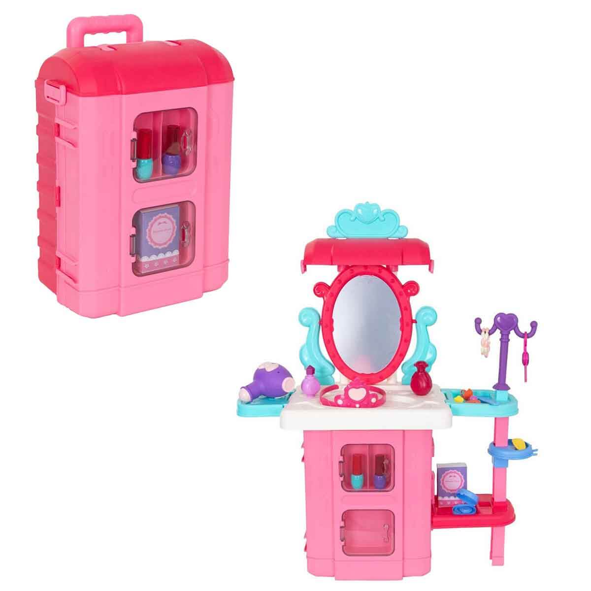 Güzellik Masasına Dönüşebilen Taşınabilir Bavul Oyun Seti | Toyzz Shop