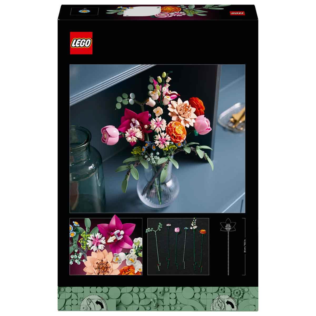 LEGO Botanicals Pembe Çiçek Buketi 10342 - Yetişkinler için Dekoratif ...