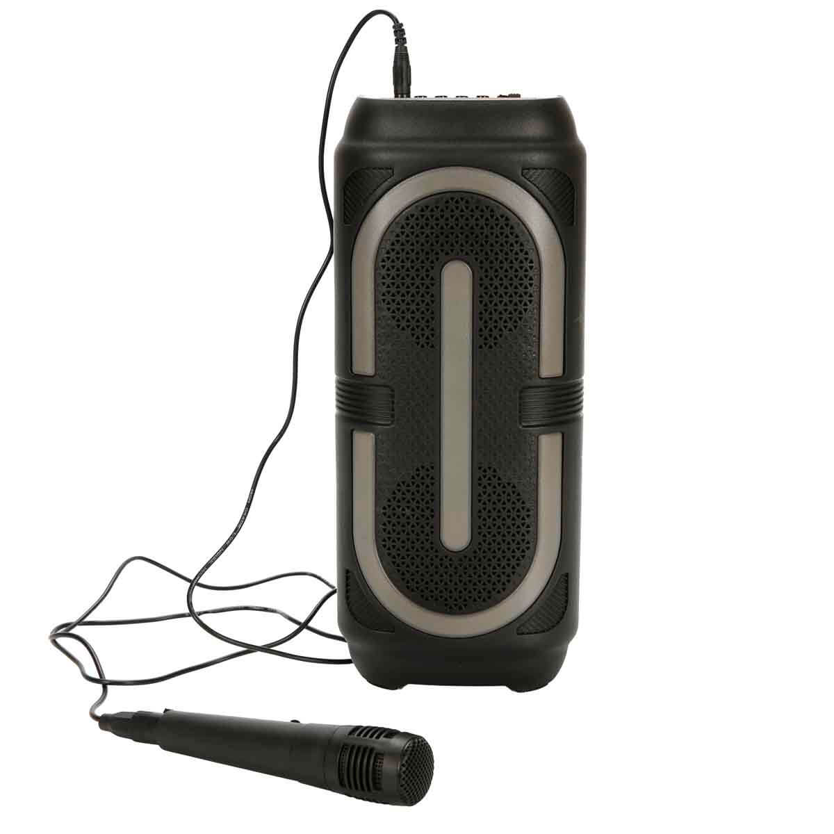 Hoparlörlü Karaoke Mikrofonu Siyah | Toyzz Shop