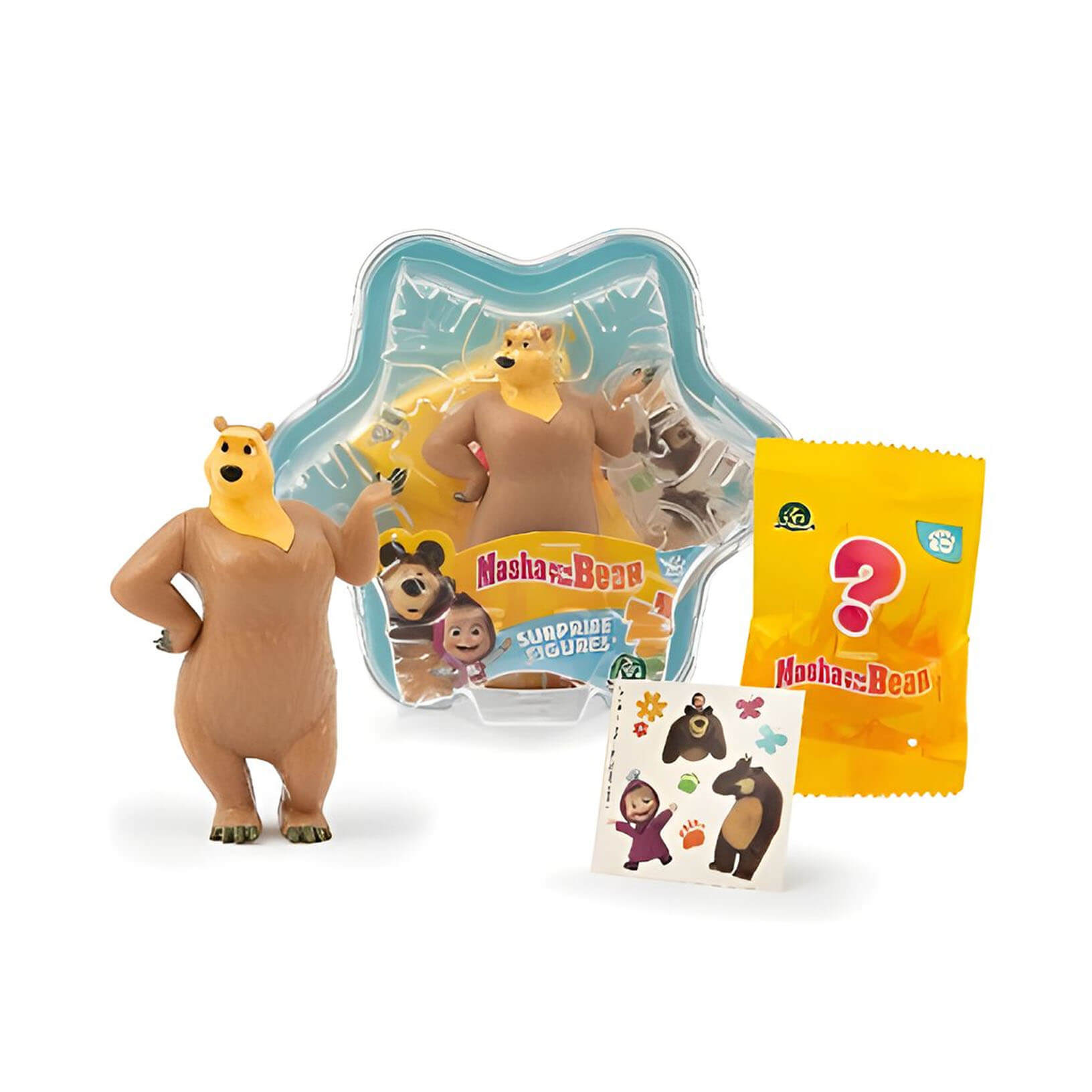 Masha ile Koca Ayı Figürlü Kartanesi Paketi MHA29000 | Toyzz Shop